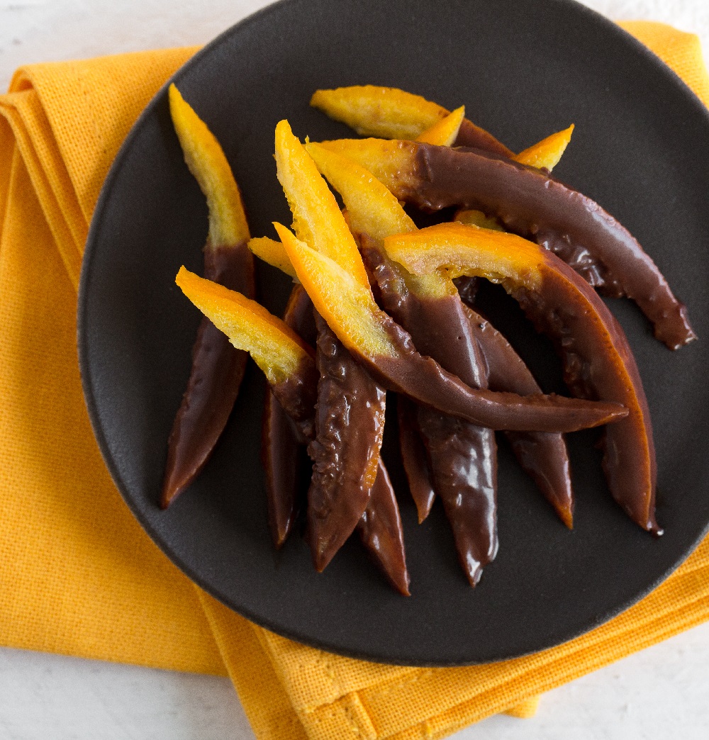 Ecorces d'oranges confites au chocolat - Le Grand Pastis