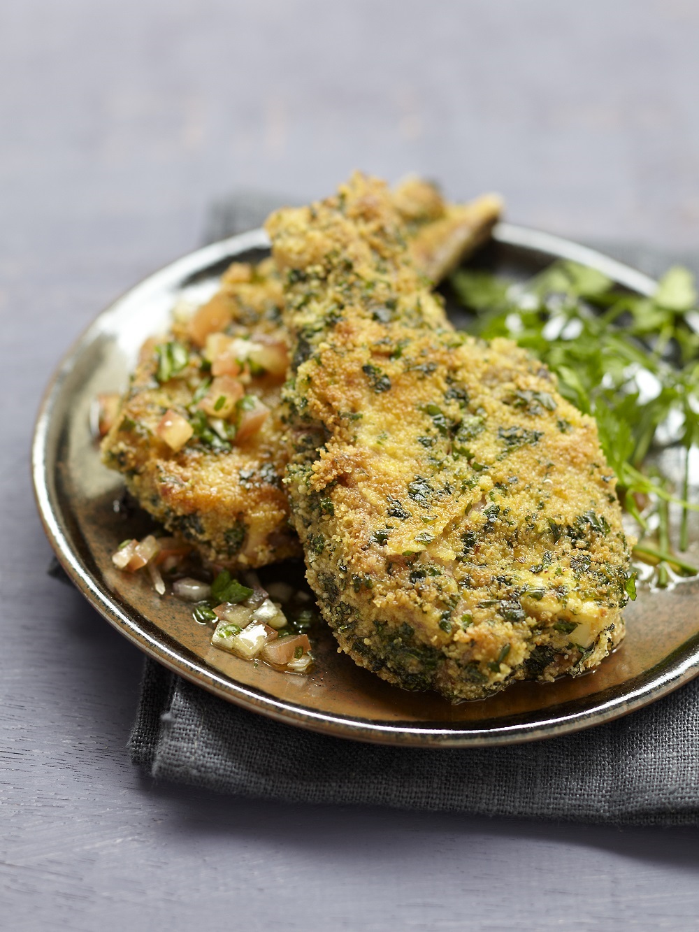 Quelques petites côtelettes d'agneau panées à la vierge - Le Grand Pastis